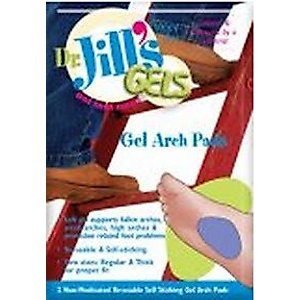 Dr. Jill's Footpads Inc 1045REG Pads Arch Gel Regular 1/8" 2/Bx