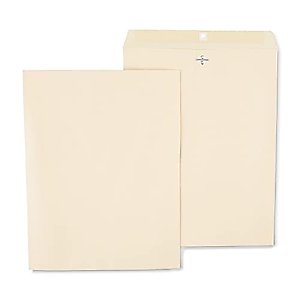 Staples 122150 Clasp Extra-Heavyweight Envelopes 12-Inch X 15-1/2-Inch Manila 100/Bx