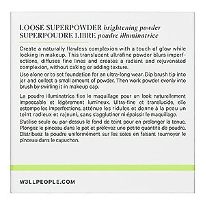 WELL PEOPLE - Loose Superpowder Brightening Powder | Plant-Based, Cruelty-Free Clean Beauty (0.21 oz | 6 g)