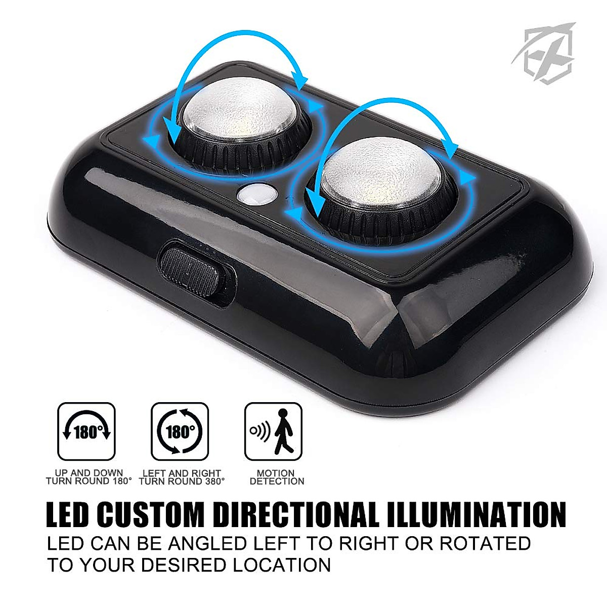 Xprite LED Safe Lighting Kit, 6PCS 12 Inch Linkable Light Bars + Motion Sensor Activated + 39" Extension Cables Wire, for Under Cabinet Gun Safe Locker Closet Counter Showcase, 5000K Daylight