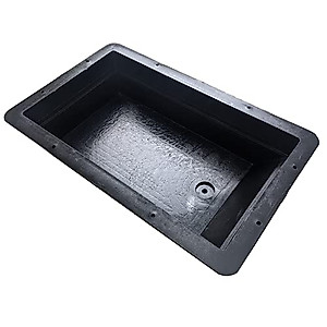 bullke (USA MADE) Easy Boat Trolling Motor Foot Pedal Control Tray Recessed Pan Universal design fits most has predrilled mounting holes is heavy duty and UV protected Strongest and most Durable.