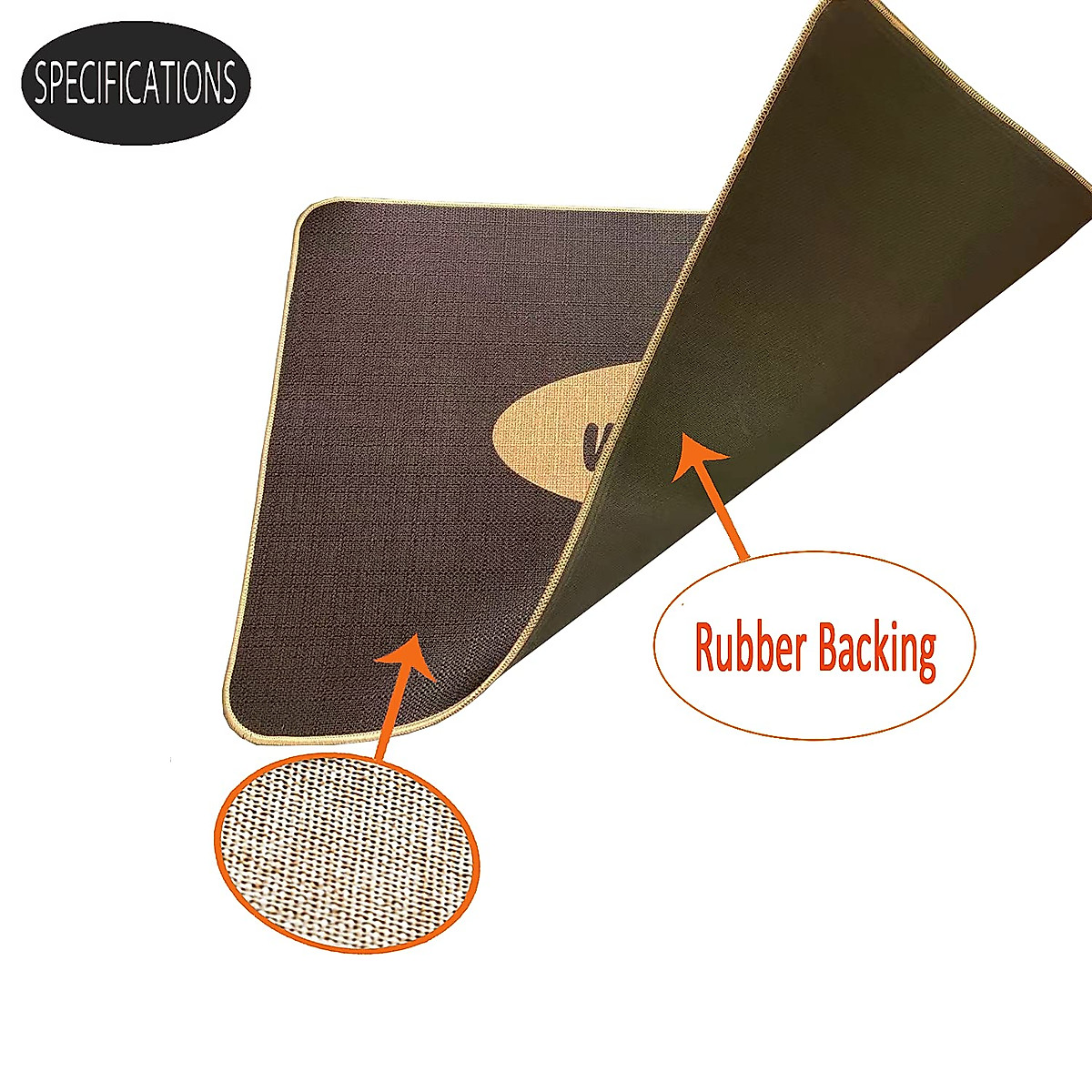 NC Halloween Welcome Door Mat,18 x 30 Inch Halloween Non-Skid Floor Mat Switch Mat Indoor Outdoor Home Garden, Easy to Clean Low Profile Mat for Entry Patio Garage High Traffic Areas