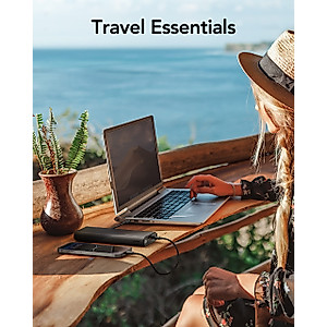 VEGER 25000mAh Portable Laptop Charger with Built-in Cables, Laptop Power Bank 100W PD/PPS Fast Charging Battery Pack (Total 130W) for MacBook Dell XPS iPad iPhone 14/13/12 Series, Samsung, More