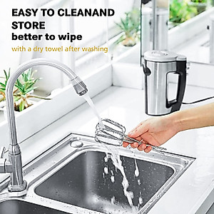 Hand Mixer Attachments - Compatible Beaters for Hamilton Beach 62682RZ, 62692, 62695V, 64699 Mixers - Replacement Parts for Hamilton Beach Hand Mixers