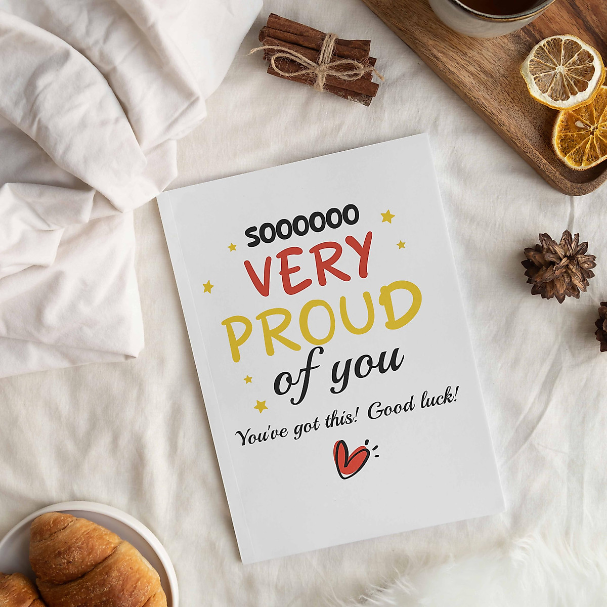 MiHowe So Proud of You Card, Congratulation Card for New Job, Good Luck Card, Achievement Card for Milestones, Promotion Card, Encouragement Card, Congrats Greeting Card,Leaving Card,Passed Exam Card
