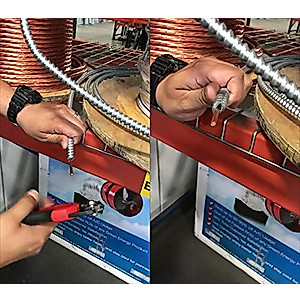 Ascend Tools 7 inch Wire Rope & Electrical Cable Cutter for Railing, Aircraft Seismic Structural Bicycle Cable | Induction Hardened Blades, No Frayed Cuts