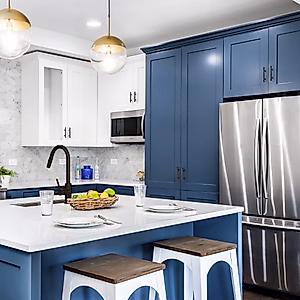 10 Pack 5 Inch Length Kitchen Cabinet Handles with 3 Inch Hole Center Matte Black Cabinet Pulls Stainless Steel Drawer Pulls,Cabinet Knobs for Dresser Drawer