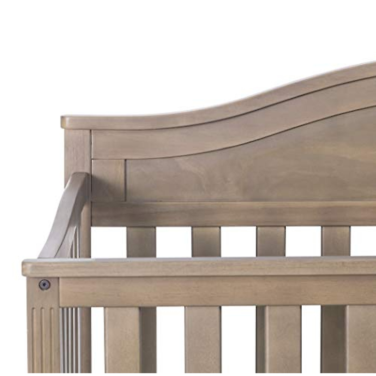 Child Craft Sidney 4-in-1 Convertible Crib, Baby Crib Converts to Day Bed, Toddler Bed and Full Size Bed, 3 Adjustable Mattress Positions, Non-Toxic, Baby Safe Finish (Dusty Heather)