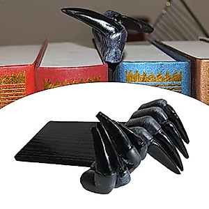 AMLESO Hand Bookmarks Demon Claw Resin Thriller 3D Funny Clip Markers for School Teacher Supplies Party Favors Bookworm