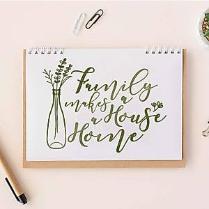 Gatichetta Self Adhesive Vinyl Craft Permanent Vinyl Roll 12" x 10ft for Cricut, Silhouette & Cameo,Matte Olive Green