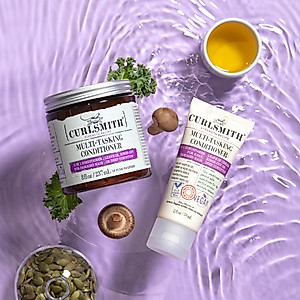 CURLSMITH – Multi-Tasking Conditioner, 3 in 1 Conditioner with Proteins, for Damaged Hair (8 fl oz)