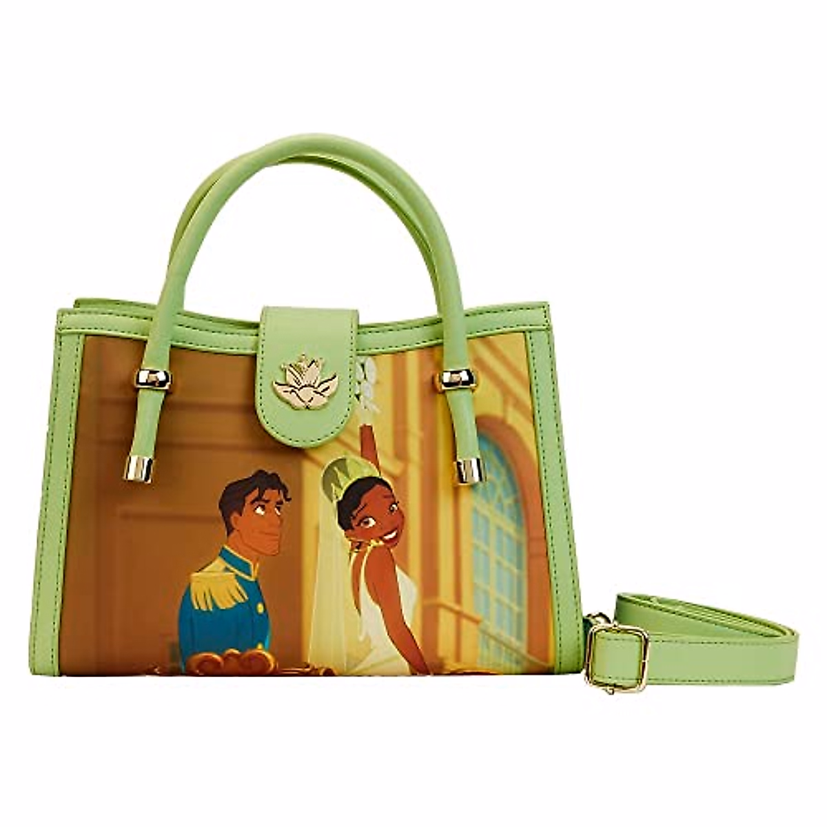 Loungefly The Princess and the Frog Princess Scene Crossbody Bag
