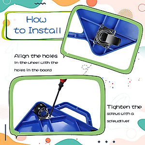 4 Pack Sports Scooter Board with Handles, Floor Scooter, Sitting Scooter Board for Kids Sports Activities, Age: Over 6 Years Old