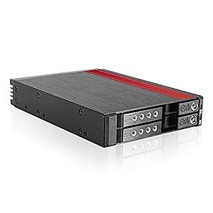 iStarUSA BPN-2535DE-SA 3.5 to 2x2.5 SATA 6.0 GBS Hot-Swap Drive Cage