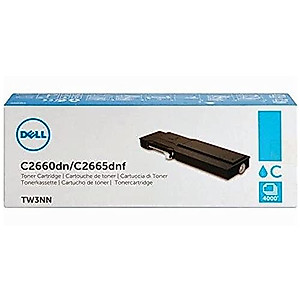 Dell TW3NN Cyan Toner Cartridge C2660dn/C2665dnf Color Laser Printer