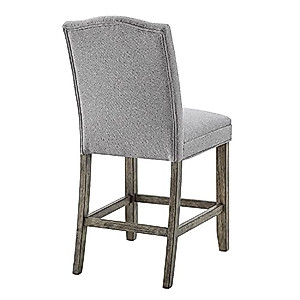 Steve Silver Grayson Counter Chair, 20 x 24.5 x 41.5, Driftwood