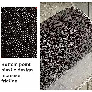 Large Abstract Art Area Rug,5x7ft,Minimalist Modern Red Gold and Black Living Room Decorative Carpet，Suitable for Bedroom Office Study Dining Room Soft and Comfortable Creative Design Carpet Mat