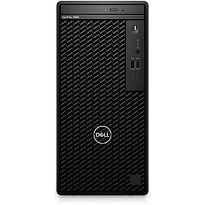 Dell OptiPlex 3000 3090 Desktop Computer - Intel Core i5 10th Gen i5-10505 Hexa-core (6 Core) 3.20 GHz - 8 GB RAM DDR4 SDRAM - 256 GB M.2 PCI Express NVMe SSD - Tower - Black