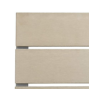 SAFAVIEH Outdoor Collection Beldan Distressed Taupe Stackable Chair (Set of 2)