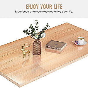 Recaceik 3 Piece Dining Table Set, 47.2" Kitchen Table and Chairs for 4, Dining Table with 2 Benches, Sturdy Structure, Space-Saving Dining Room Furniture Set Perfect for Breakfast Nook, Restaurant