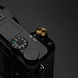 GARIZ XA-SB6 Soft Release Button (Stick-on Type), 0.5 inches (12 mm), Gold