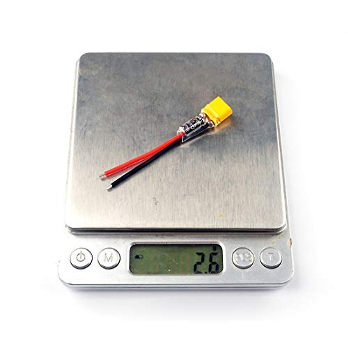 QWinOut XT30 Plug Pigtail Power Wire 100uF Capacitor for Mobula7 HD Sailfly-X TRASHCAN UR85 UR85HD Crazybee F3 / F4 PRO Parts (4 pcs)