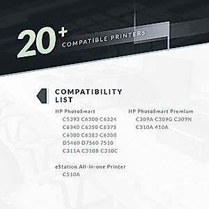 K-Ink Compatible Ink Cartridges Replacement for HP Photo Black 564XL 564 XL (3 Small Thin Photo Black)