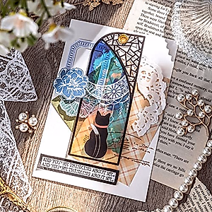 LCCK 6pcs Office Reading Butterfly Stationery Black Cat Cute Page Markers Book Mark Bookmarks Page Clips(B)