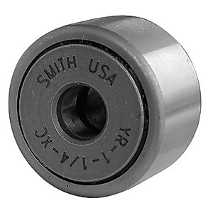 Smith Bearing YR-1 1/2-XC Cam Follower Needle Roller Bearing, Crowned-Yoke Type, Sealed, 1.500"