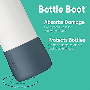 Owala Silicone Water Bottle Boot, Anti-Slip Protective Sleeve Cover for 32-oz FreeSip, Twist, and Flip Stainless Steel Water Bottles, Mint