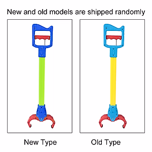 Child's Grabber Toy, Children Intelligence Toy Hand Claw Grabber Kids Grabbing Pick Up Toys, Children Grabber Toy Robot (Yellow)