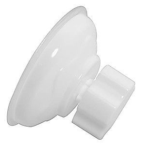 ZRM&E 5pcs 6.5 Dia. Strong Thread Screw Nut Suction Cup Hand Tighten Adjustment Sucker Pull Push Cap Suction Cup with Exhaust Groove Bathroom Kitchen Shelf Accessories (Screw Diameter 8 mm)