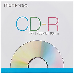 Memorex Value Added 700MB/ 80 Minute 52X CD-R 10 Pack (32020033356)