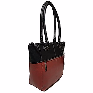 Tignanello Perfect Pockets Medium Tote, Rouge/Black