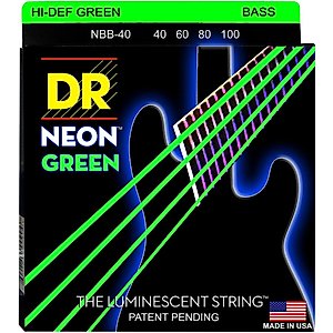 DR Strings HI-DEF NEON Bass Guitar Strings (NGB-40)