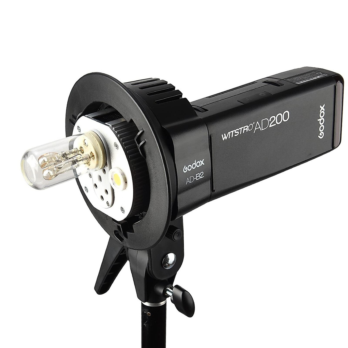 Godox AD-B2 Flash Bracket for AD200 AD200Pro Dual Power Twin Head Bowens Mount to Install 2 Godox AD200 AD200Pro Pocket Flashes or Flashpoint eVOLV 200 Speedlight to Achieve 400W Power Output