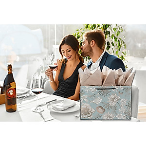 ysmile Preminum Gift Bag with Wrapping Tissue for Women Girl Large 14" Mother Day - Flower