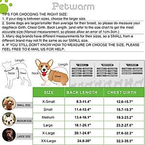 PetWarm Dog Surgical Recovery Suit – Post-Spay & Neuter, Weaning, Prevents Licking After Surgery Onesie for Male & Female – Pet Recovery Suit for Dogs – Professional Pet Recovery Shirt, XX-Large