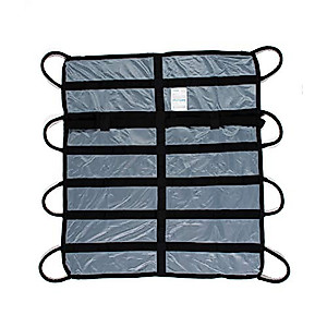 Patient Aid Portable Stretcher & Gurney with 8 Handles - 44" x 50" - EMS, Sports Medicine, Emergency Rescue, Emergency Evacuation - Moving, Lifting or Transfer - Human, Animal, Pet - 600 lb Capacity