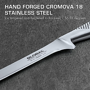 Global GF-31-6 1/4 inch, 16cm Heavyweight Boning Knife, 6, Stainless Steel
