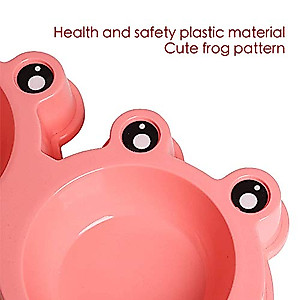 Double Dog Cat Bowls Premium Stainless Steel Pet Bowls with No-Slip Stainless Steel Cute Modeling Pet Food Water for Feeder Dogs Cats Rabbit and Pets