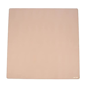AVA + OLIVER Vegan Leather Multipurpose Play Mat - Indoor Outdoor Picnic Beach or Splat Mat - Waterproof and Sand Proof Foldable Blanket (Square (47" x 47"), Pink)