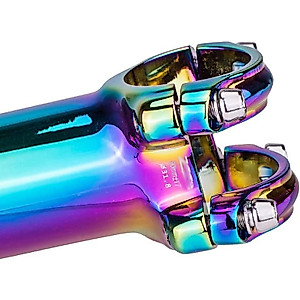 ZECHAO 7/17 Degree Mountain Road Bike Stem,60/70/80/90mm High-Strength Lightweight Fit 31.8mm Polished Bike Handlebar XC AM Bike Stem (Color : 7degree, Size : 90mm)