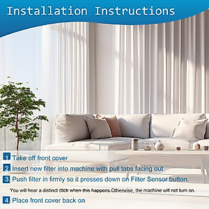 Filter X 1712-0089-01, HEPA Filter Replacement for Winix XQ, XQ Tower Air Purifier, H13 HEPA Filter Set for Winix XQ 1712-0089-01, 2 High-Efficiency True HEPA Filters & 2 Activated Carbon Filters