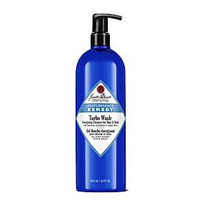 Jack Black Turbo Wash Energizing Cleanser for Hair & Body - Mens Body Wash and Shampoo, Mens Shampoo and Body Wash, Men's Body Wash, Jack Black Body Wash for Men, Jack Black Shampoo for Men, 33 Fl Oz