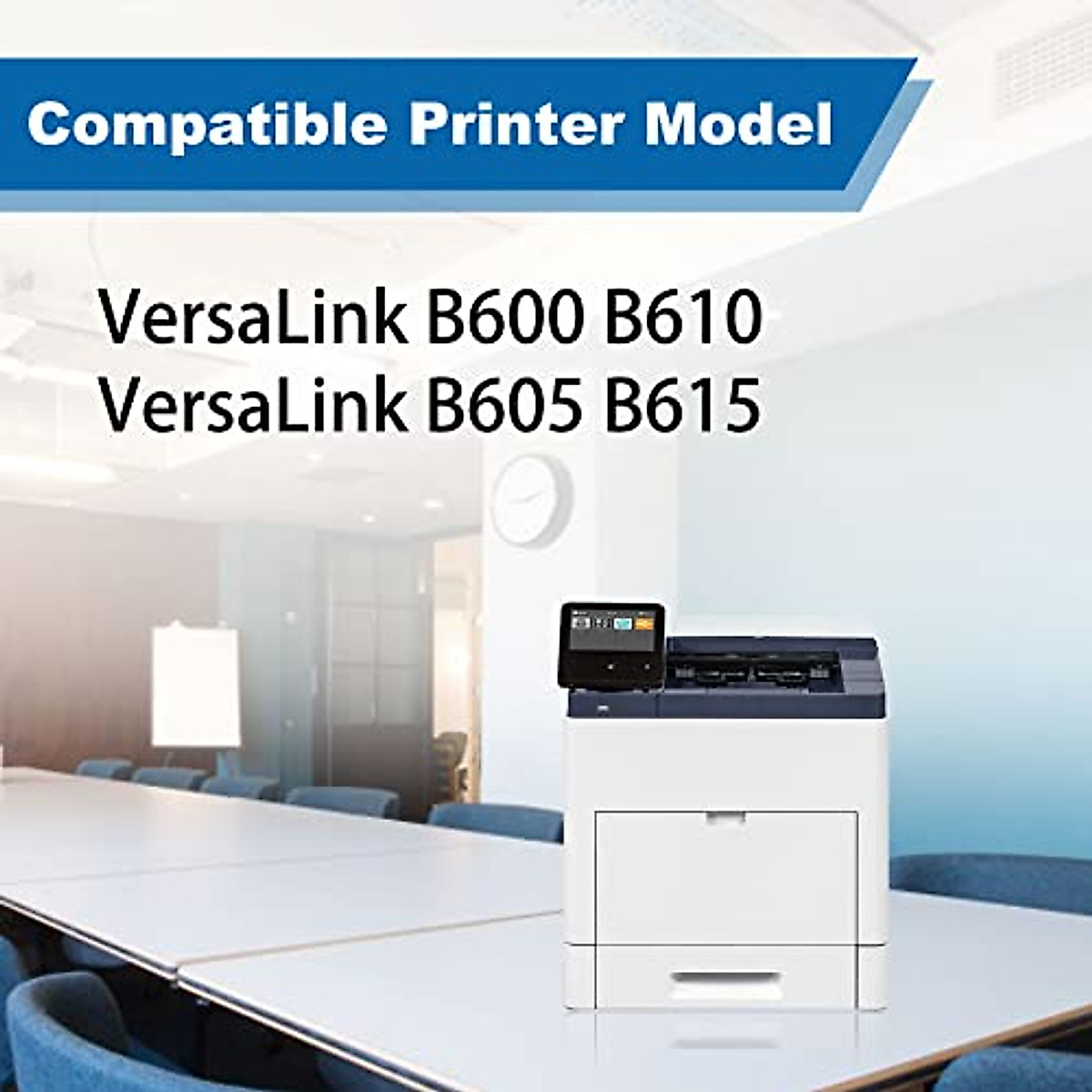 WEDCHUN B600 Black Compatible B600 /B605 /B610 /B615 Black Extra High Capacity Toner-Cartridge (47,000 Pages) - 106R03944 Replacement for Xerox B600 B610 B605 B615 Printers ( 2 Pack )