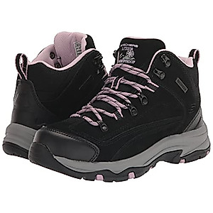 Skechers Sport Women's Women's Trego-Alpine Trail Hiking Shoe, BKLV=Black/Lavendar, 10