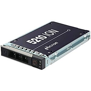 Micron 5210 ION 1.92TB Enterprise Solid State Drive Bundle with 2.5 inch Drive Tray Compatible with Dell PowerEdge R640, R740, R740XD, R440, and T640 Servers
