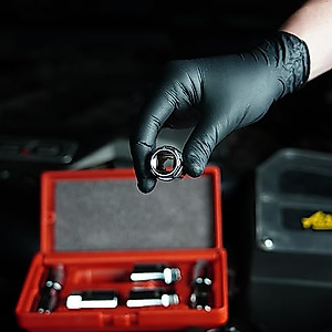 ABN Stud Extractor Set, Broken Stud Removal Socket 8-Piece SAE & Metric Stud Remover Set – Stud Puller Sockets