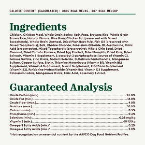 Nutro Natural Choice Senior Small Breed Dry Dog Food, Chicken and Brown Rice Recipe, 5 lbs.